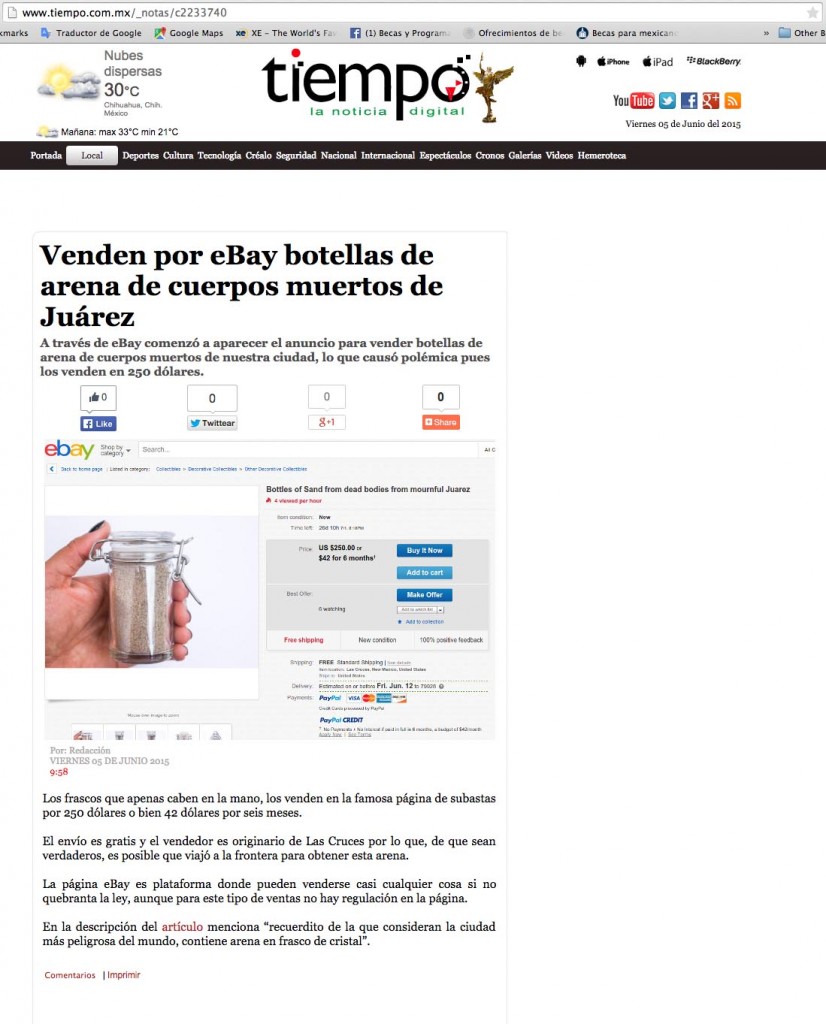 La noticia en Tiempo Noticia Digital - CIRCULO A