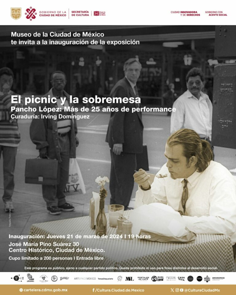 El picnic y la sobremesa. Pancho López: más de 25 años de performance ...